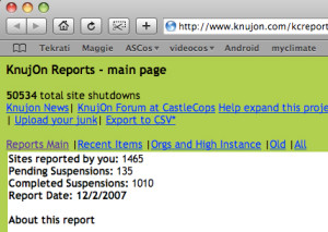 KnujOn Wants Your Spam? : Brockmann & Company